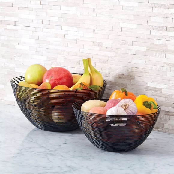 Mikasa | Accents | Nib Mikasa Gourmet Basics 2piece Metal Baskets For ...
